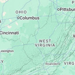 Latest earthquakes in or near Pennsylvania - interactive map