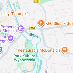 Mapa Google - Słupsk