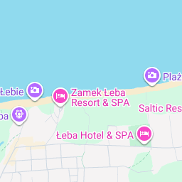 Mapa Google - Łeba