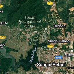 PETA LOKASI CHALET DAN RESORT DI YAN,KEDAH